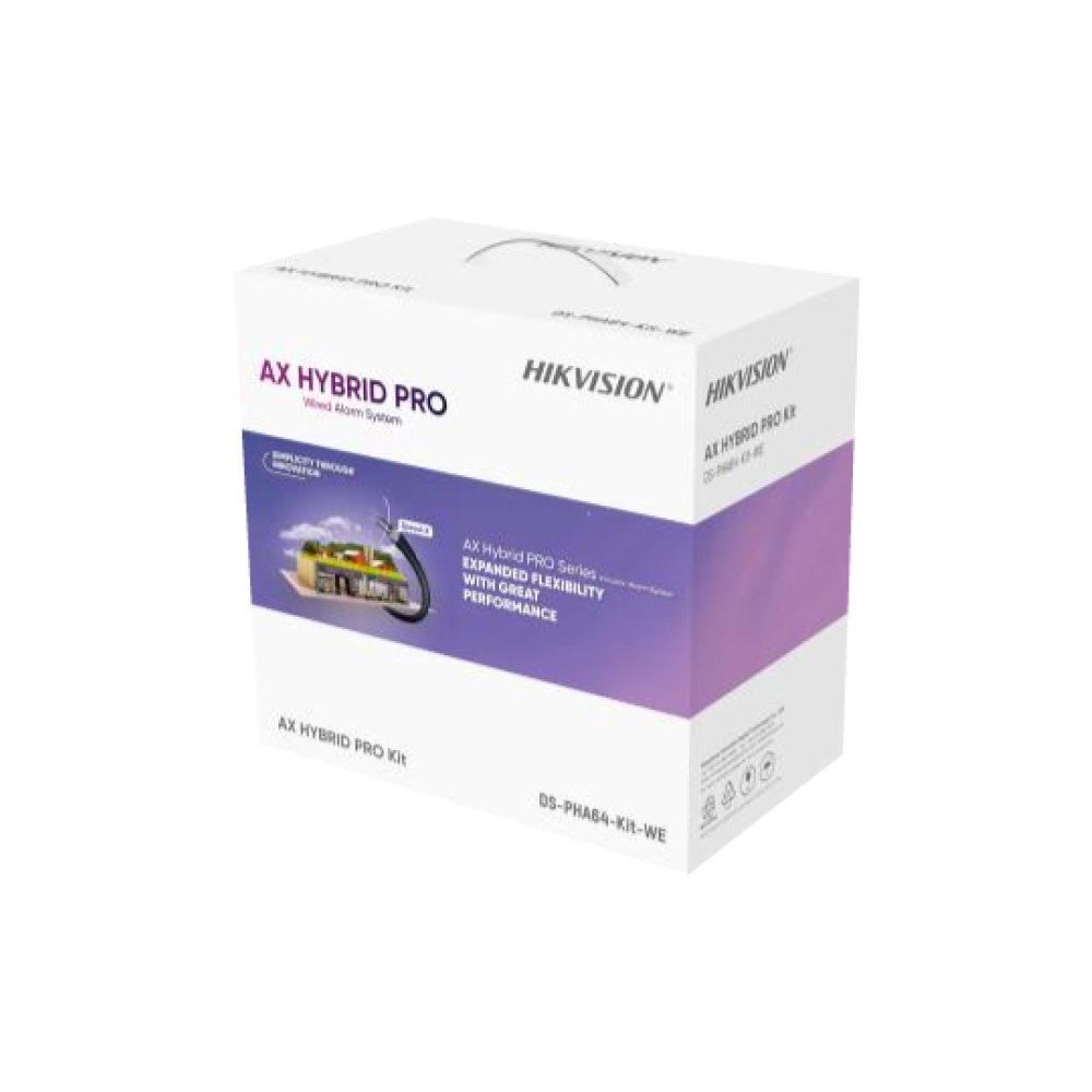 AX HYBRID PRO KIT DE ALARMA HIBRIDA 8Z CON DISPOSITIVOS CABLEADOS ...